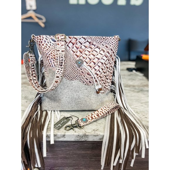 Myra Bag | Accessories | Nwt Myra Bag White Croc Key Fob | Poshmark